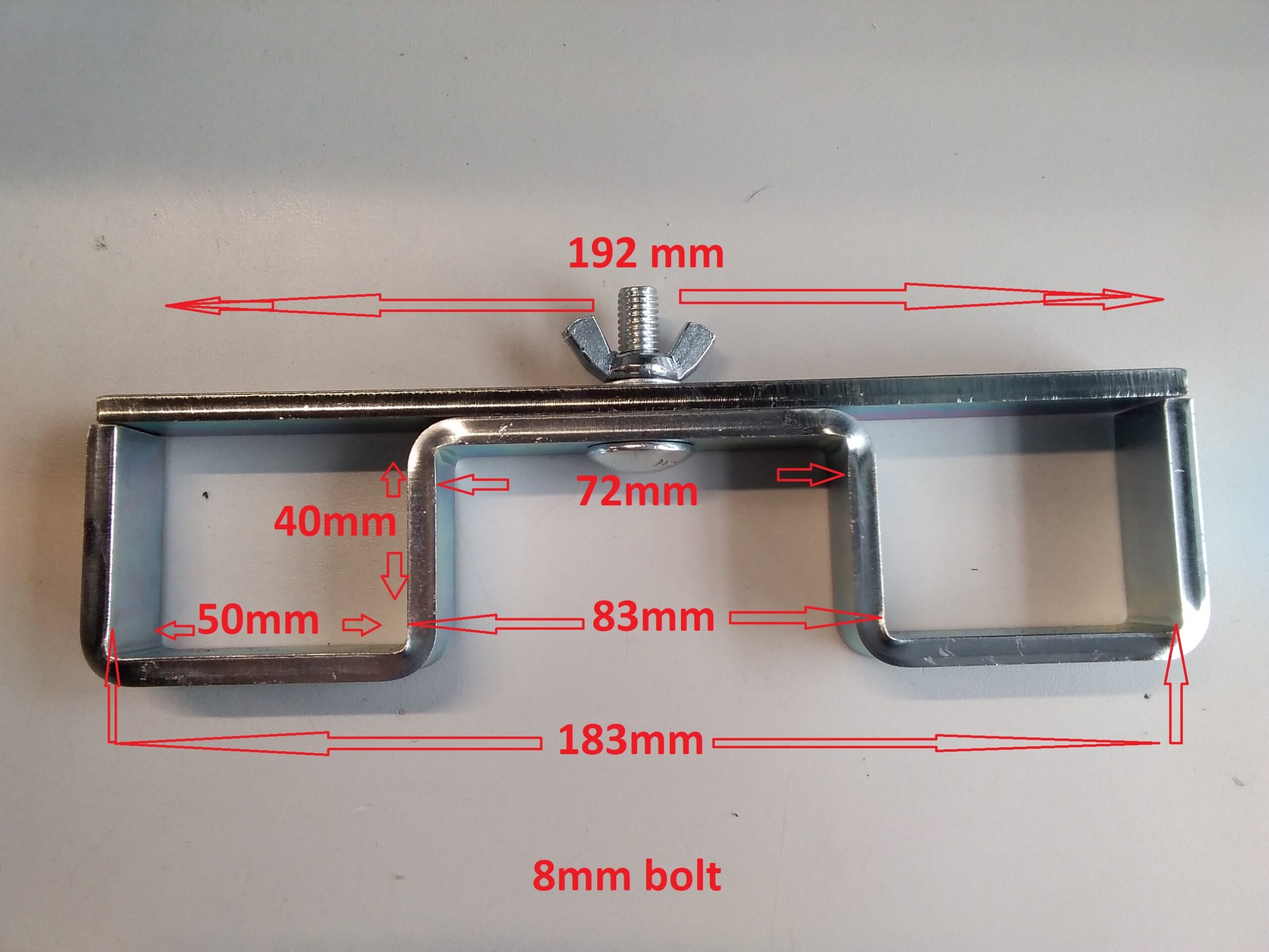 750PL-LTL2 Stage Leg to Leg Clamp (2 round legs) - Power Dynamics