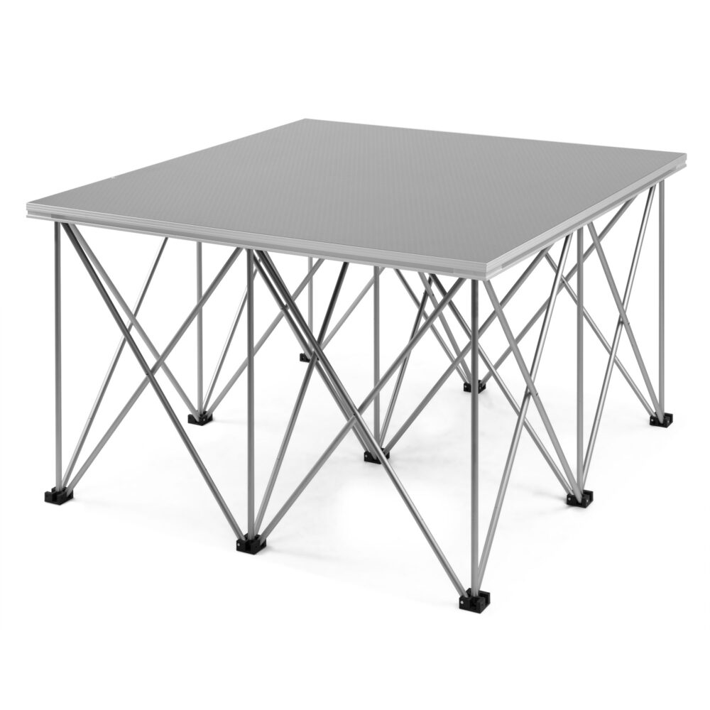 Riser D750 Deck Riser Legs 100 x 100cm Aluminium 100cm - Power Dynamics