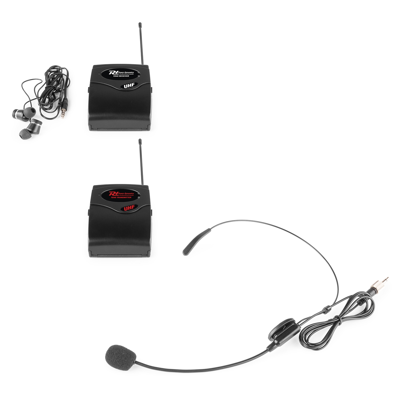 TG40 Wireless Tour Guide Set - Power Dynamics