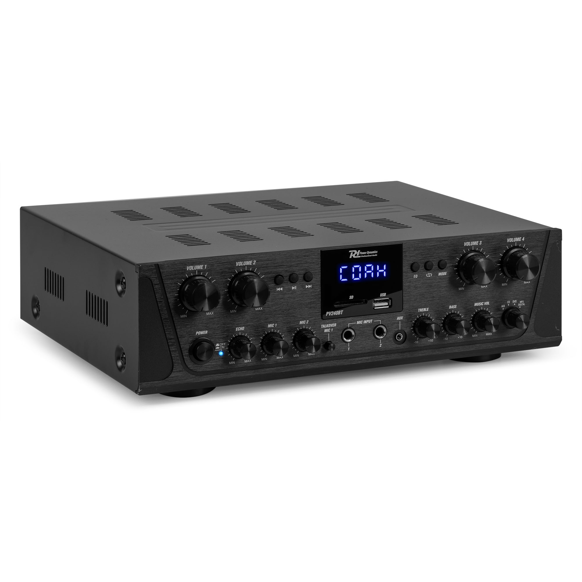 PV240BT 4-Zone Audio Amplifier System 400W - Power Dynamics