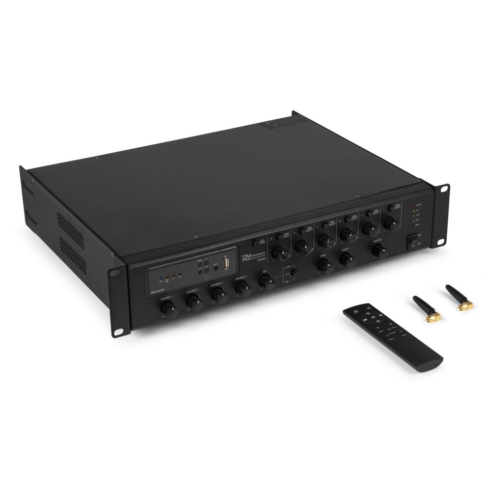 PMP360 Commercial Mixer Amplifier 360W 6 zones - Power Dynamics