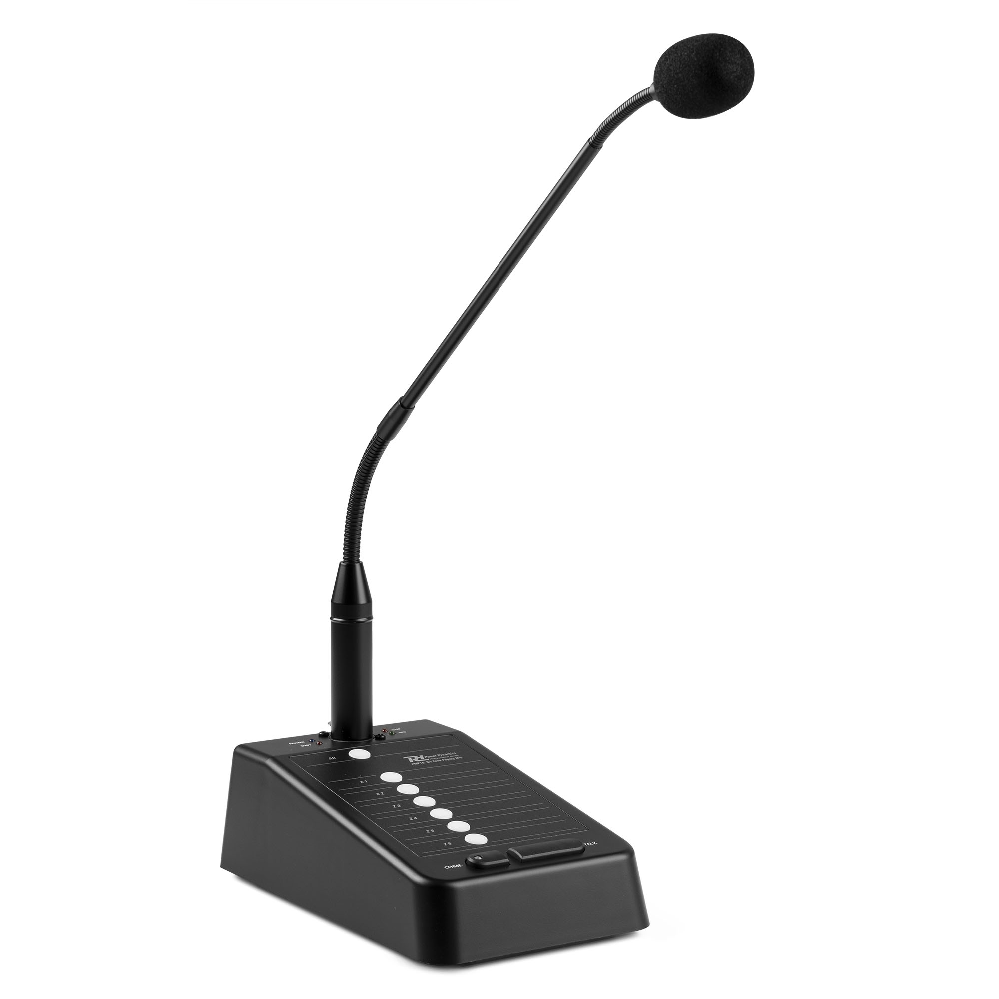 PMPM10 6 Zone Paging Microphone - Power Dynamics