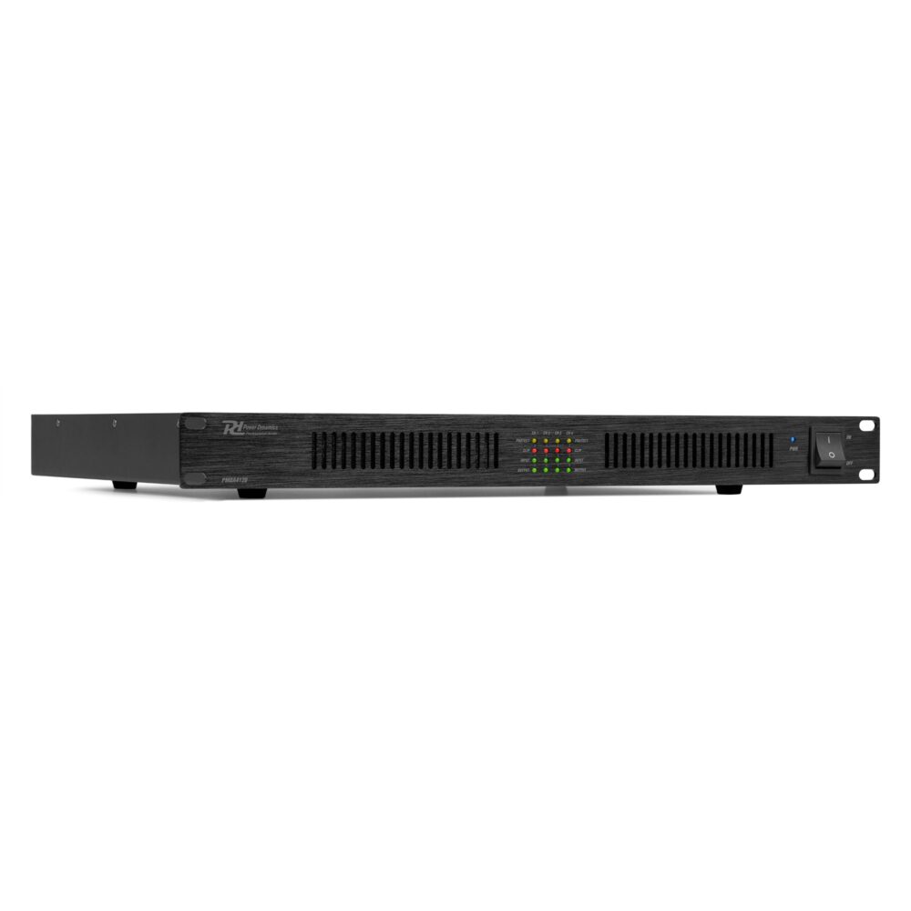 PMDA4120 4-Channel Class-D Amplifier 100V/8Ohm 4x 120W - Power Dynamics