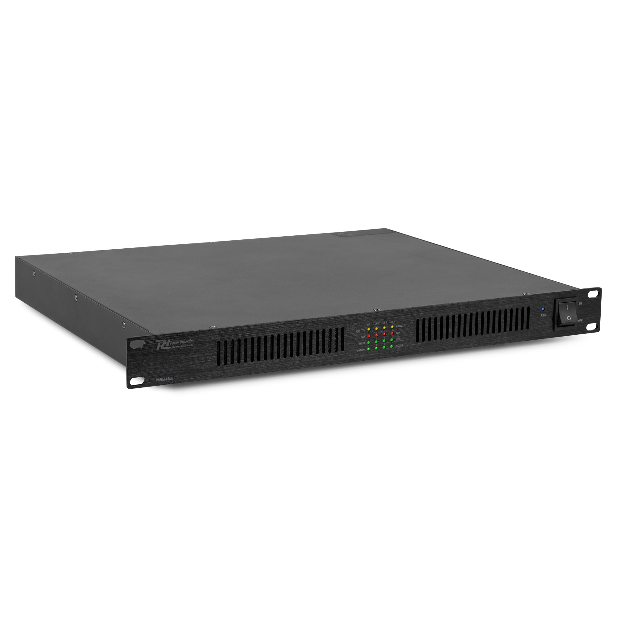 PMDA4500 4-Channel Class-D Amplifier 100V/8Ohm 4x 500W - Power Dynamics